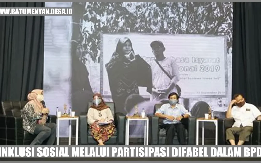 Inklusi Sosial Melalui Partisipasi Difabel dalam BPD - Batu Menyan