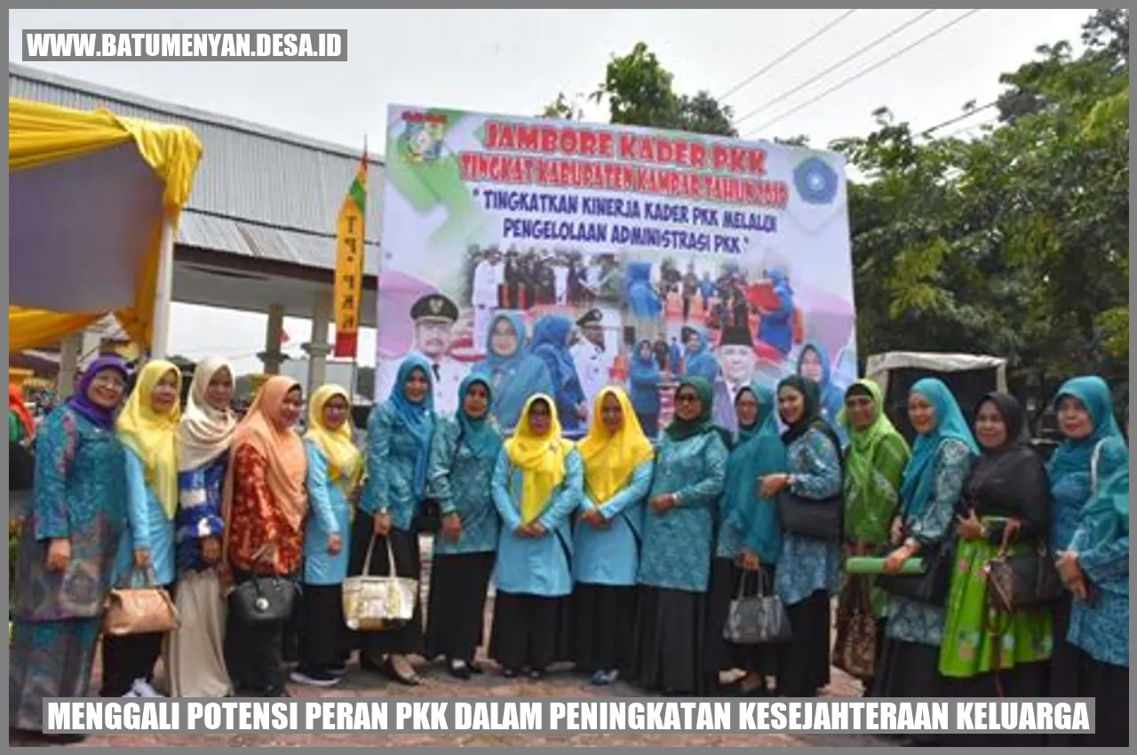 Menggali Potensi Peran PKK dalam Peningkatan Kesejahteraan Keluarga - Batu Menyan