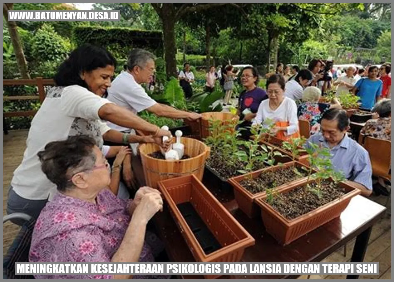 Meningkatkan Kesejahteraan Psikologis pada Lansia dengan Terapi Seni ...